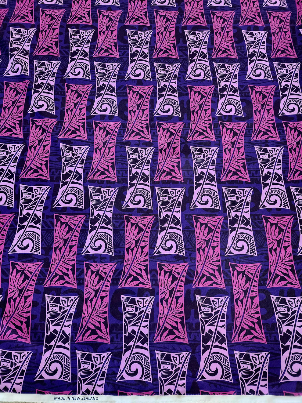 Polynesian Design #148 Purple Shades – Tokouso Fabrics