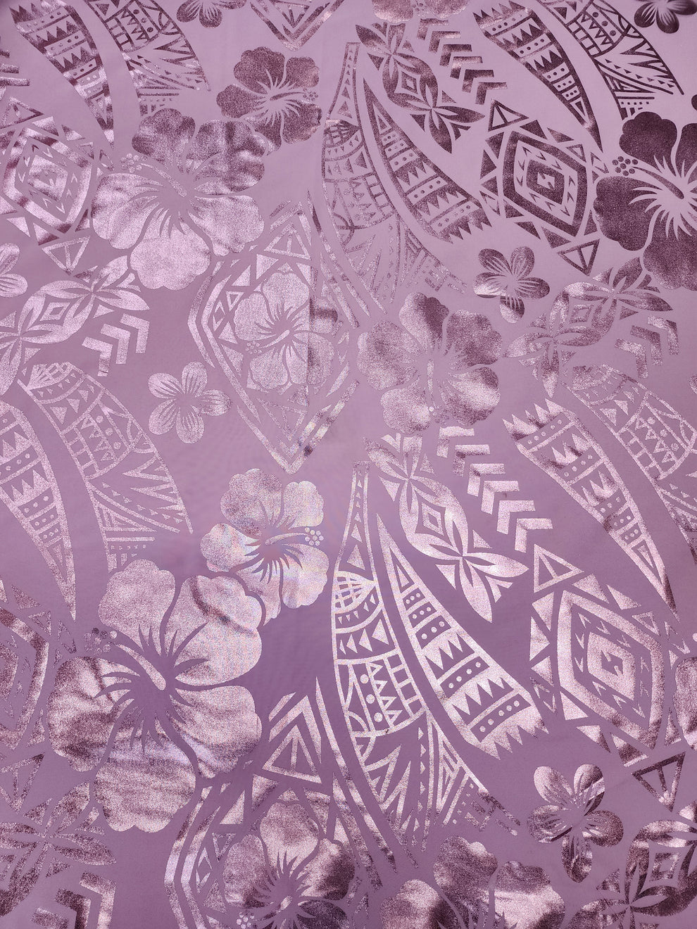 Shiny Polyester Design #51 Pink on Pink – Tokouso Fabrics