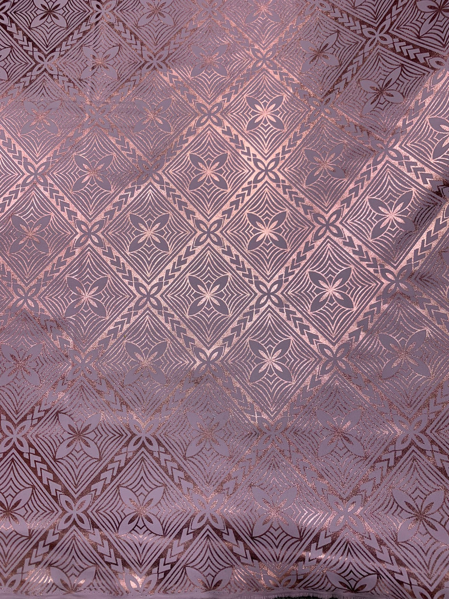 Shiny Polyester Design #83 Pink on Pink – Tokouso Fabrics