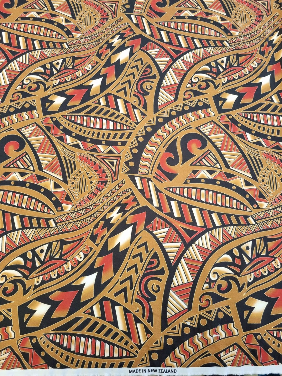 Polynesian Design #22 Full Design – Tokouso Fabrics